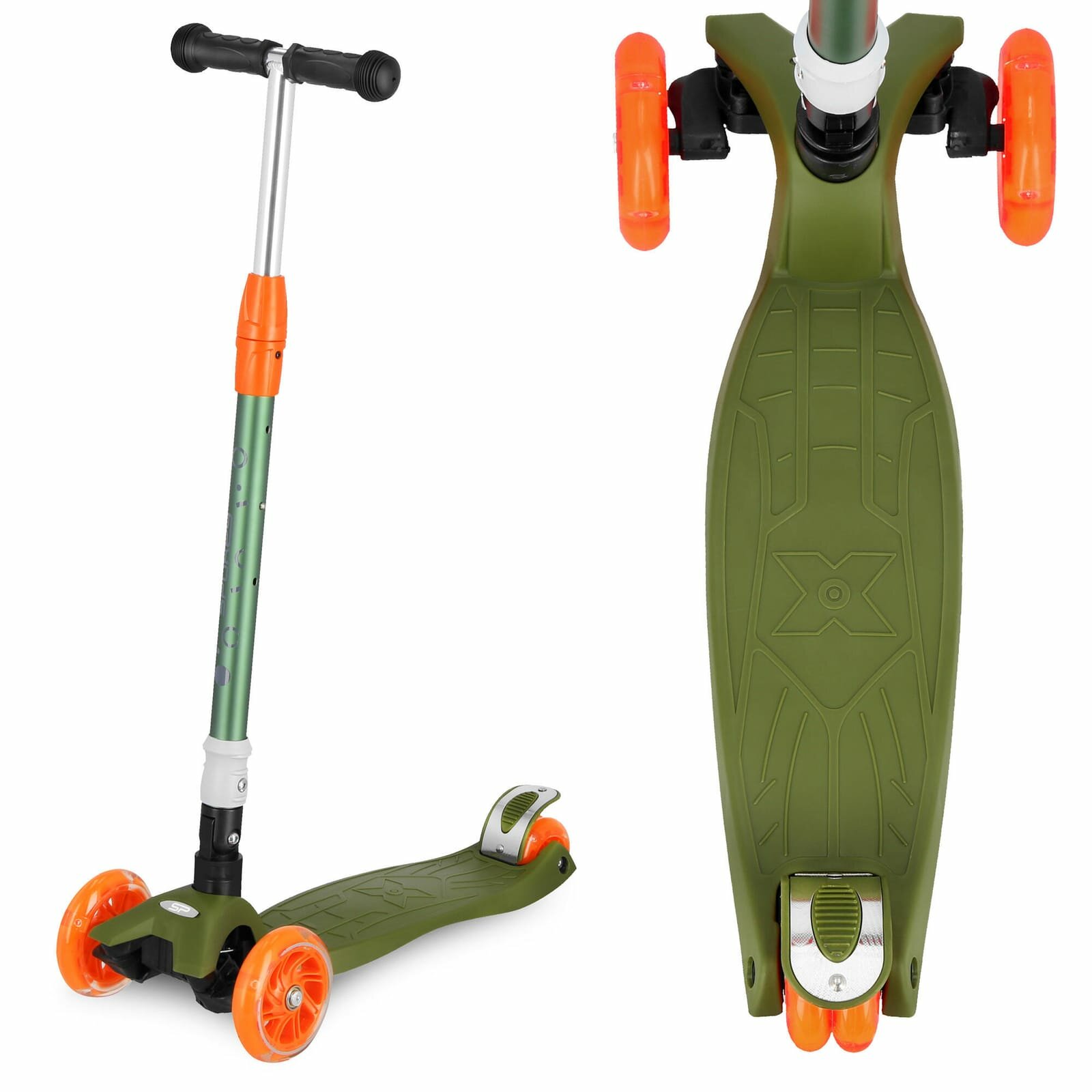 DECATHLON самокат балансировочный Spokey PLIER, зеленый, 50 кг