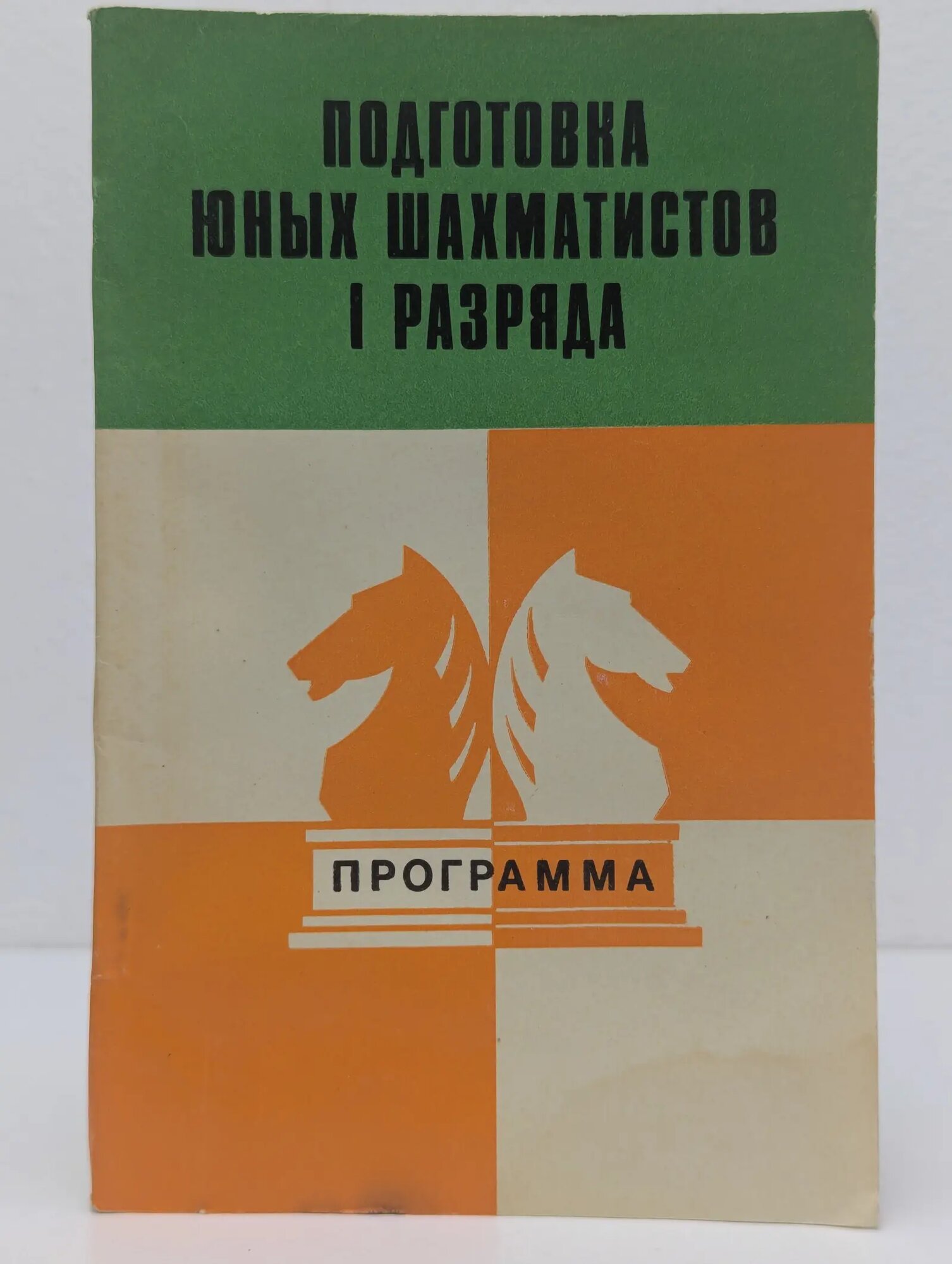Подготовка юных шахматистов I разряда 1980