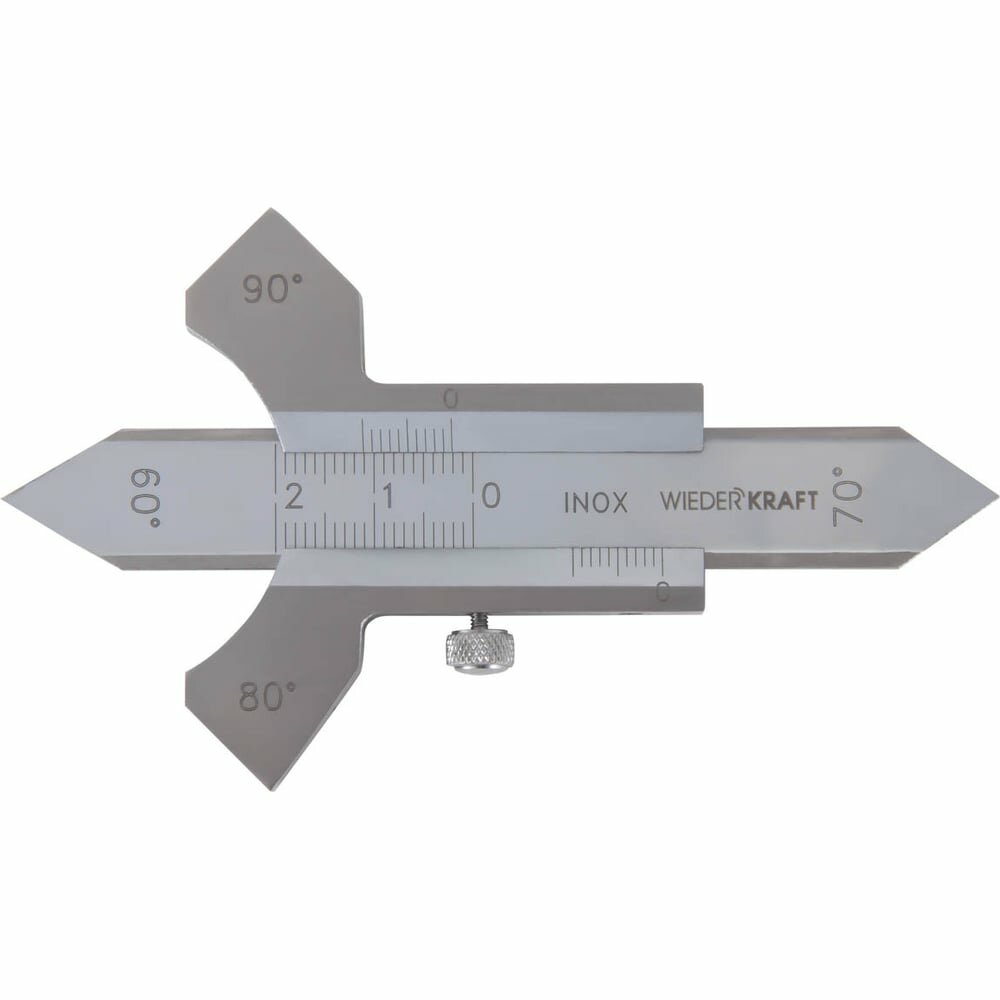 Шаблон сварщика Ушерова-Маршака 0-20 мм, 0.1 мм WIEDERKRAFT WDK-WT2001