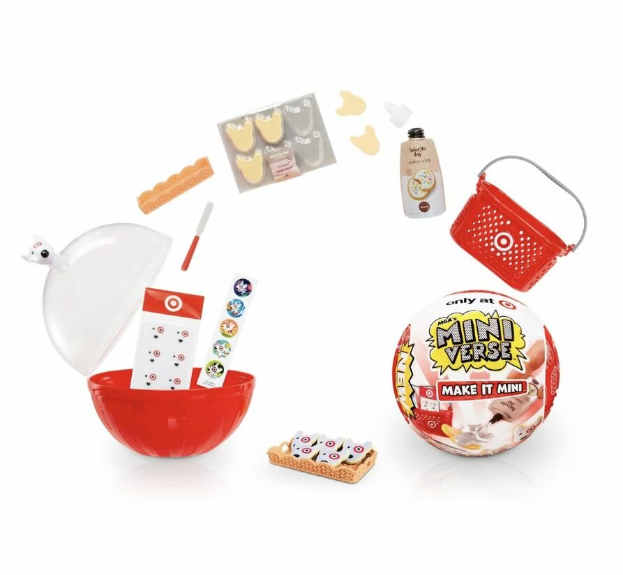 Минивселенная MGA Мини-коллекция Любимая еда Таргет - MGA's Miniverse Make It Mini Target Food Favorites: Creativity Miniature Figure with Accessories