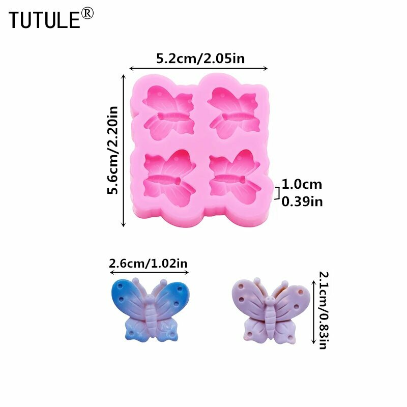 Силиконовая форма для 3D брелока пчела TUTULE Pink