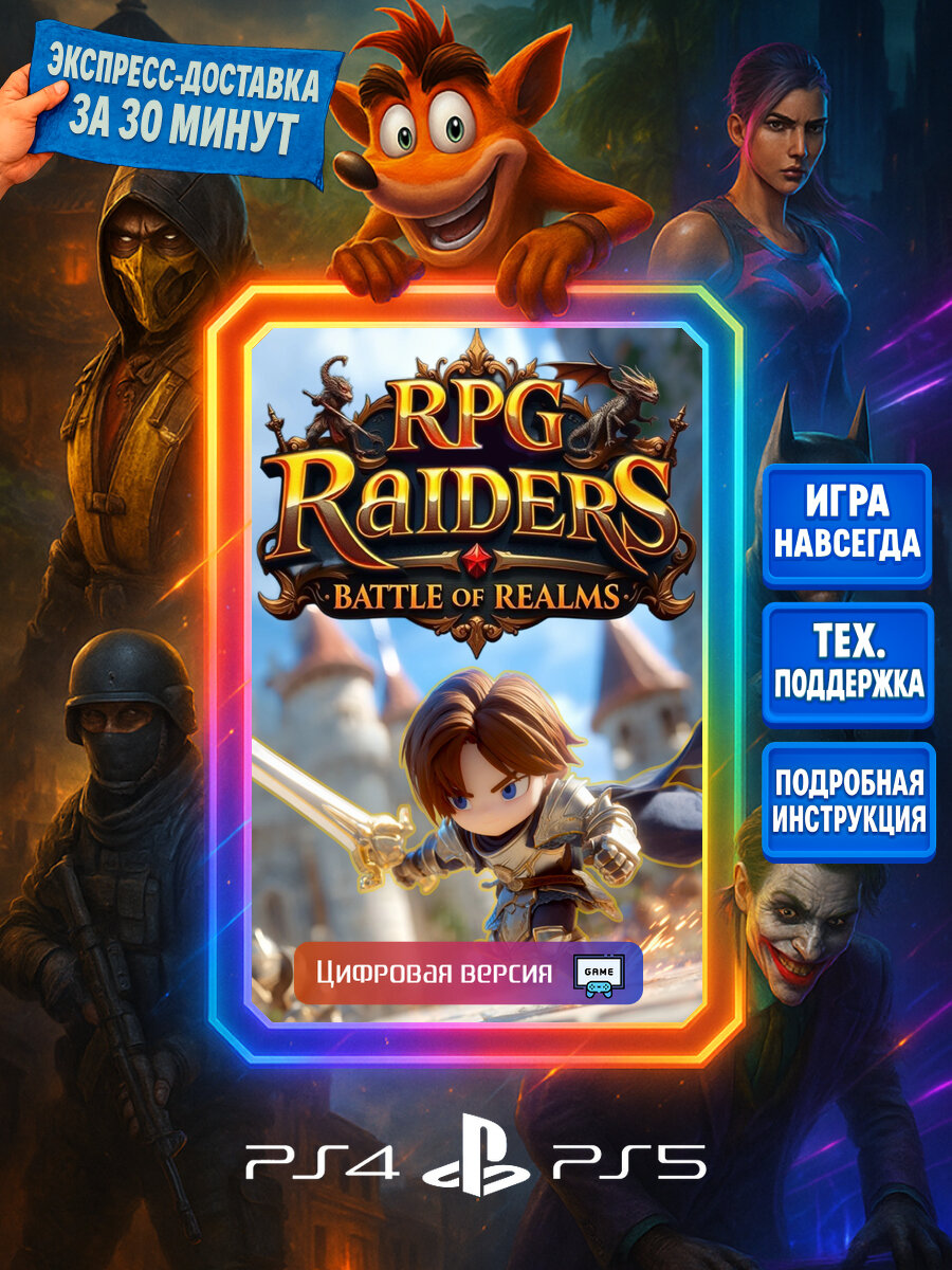 RPG Raiders: Battle of Realms PS4/PS5 | Моментальная доставка | Английский язык | Ролевые игры