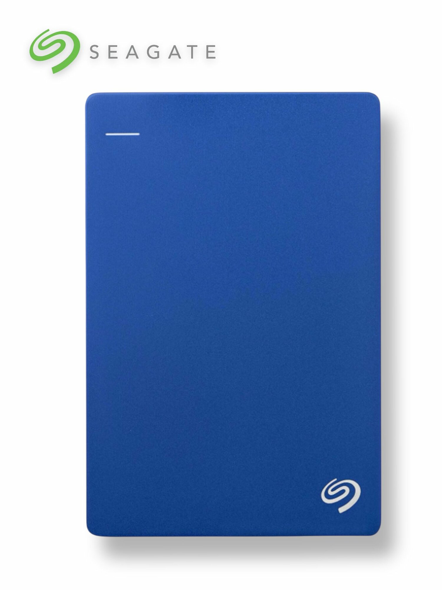 Seagate 1 ТБ Внешний жесткий диск Backup Plus Slim (SRD00F1), Металл, Пластик, синий