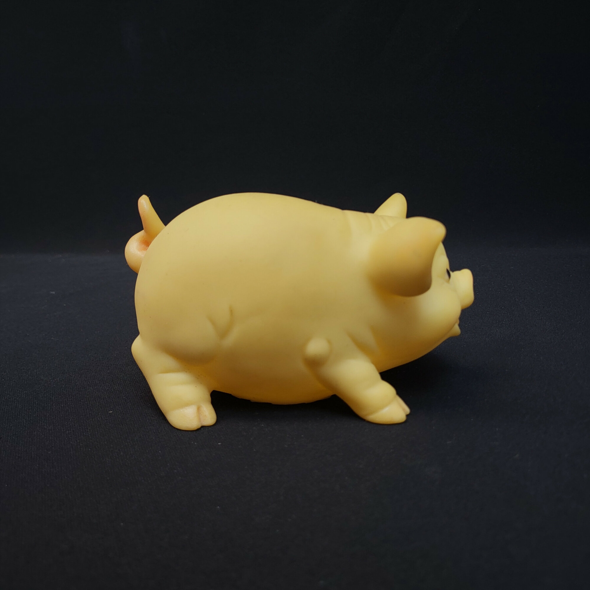 Игрушка винтажная, СССР. Резиновая фигурка поросенка для купания или детских игр