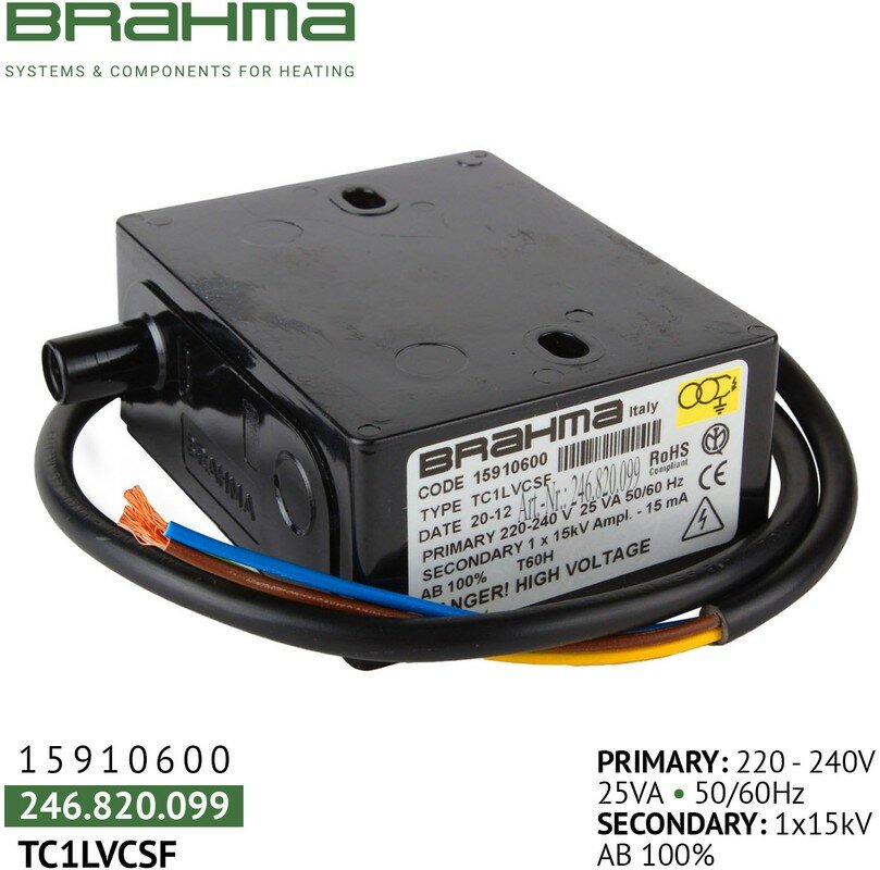 Электронный трансформатор розжига Brahma TC1LVCSF 15910600