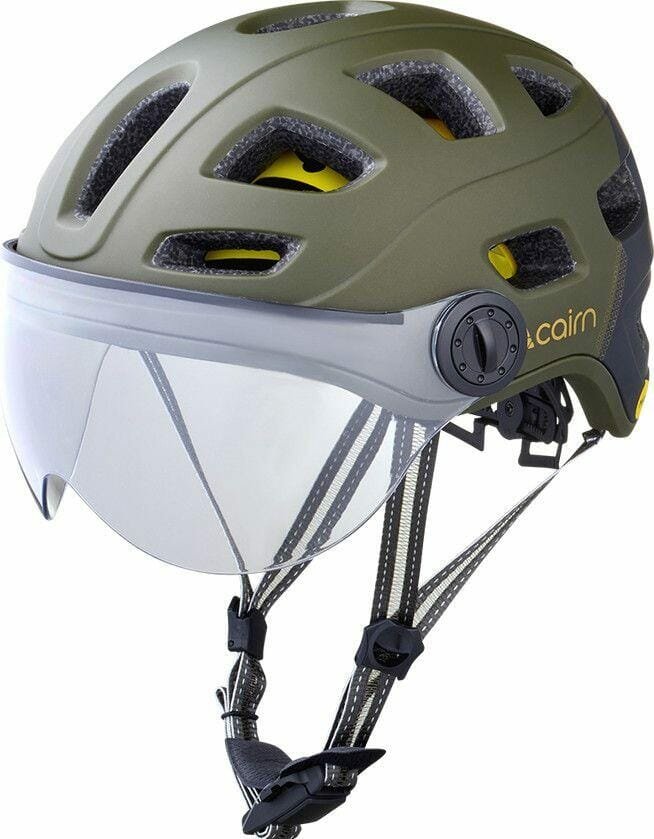 DECATHLON шлем защитный cairn quartz mips, зеленый, l/58-62 см
