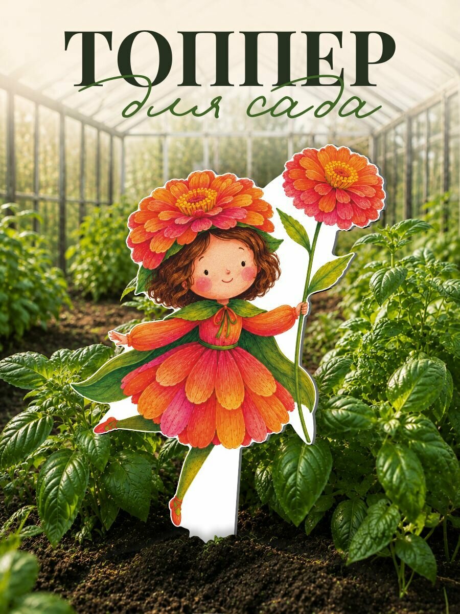 Фигурки для сада Девочка-цветок, фея