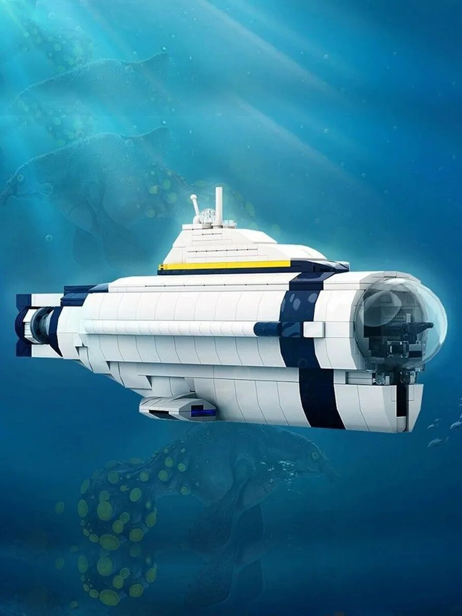 Пластиковый конструктор subnautica， подарок для ребёнка