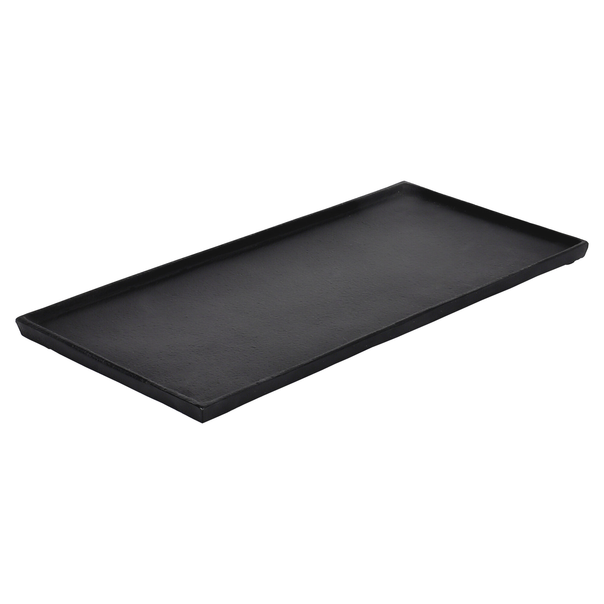 Декоративный поднос EGLO SAVANT 427059, алюминиевый, 40,5 см x 19 см х 1 см, чёрный