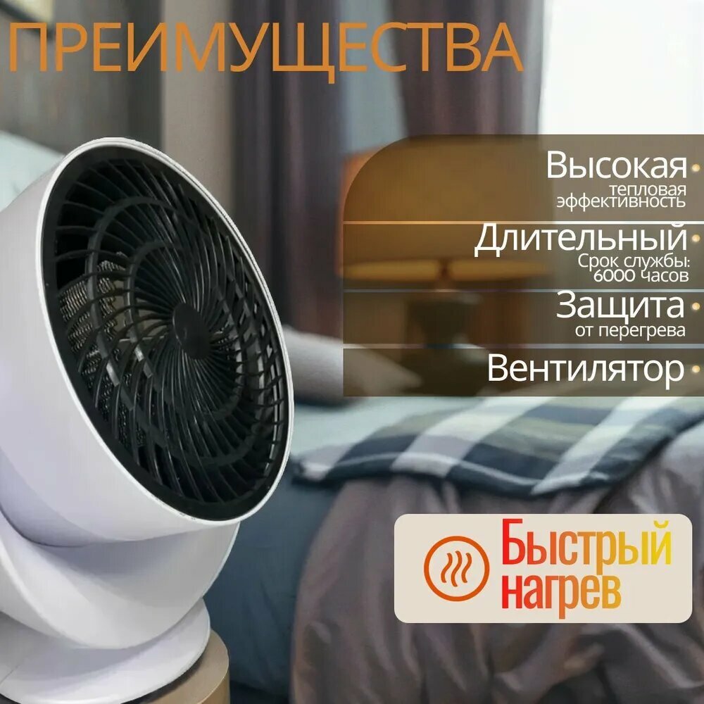 Тепловентилятор напольный для дома — фото 1