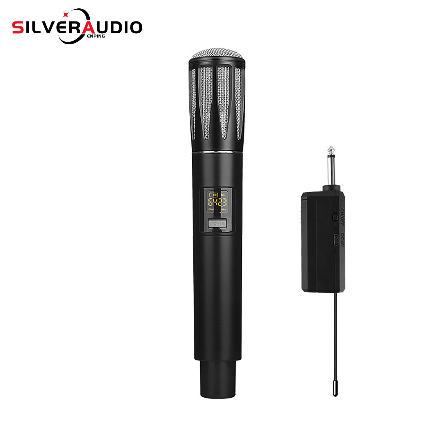 GAW-V68 UHF беспроводная система микрофона для сцены и домашнего караоке, портативная, поддержка 1 микрофона