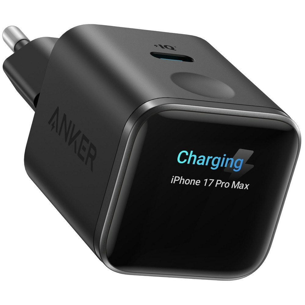 Зарядное устройство Anker Nano 45W Smart display, чёрный (A121DG11)