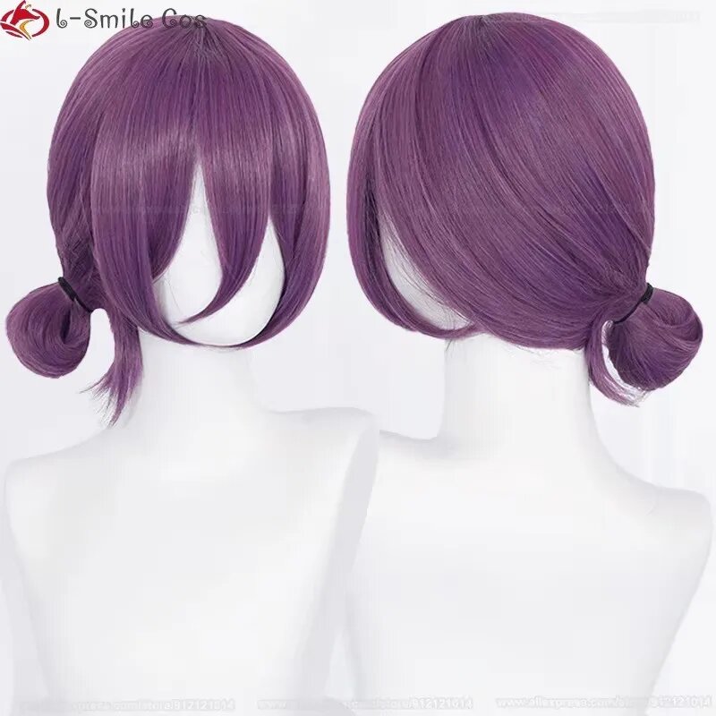 Аниме парик фиолетовый Rezee, 45 см, just wig A