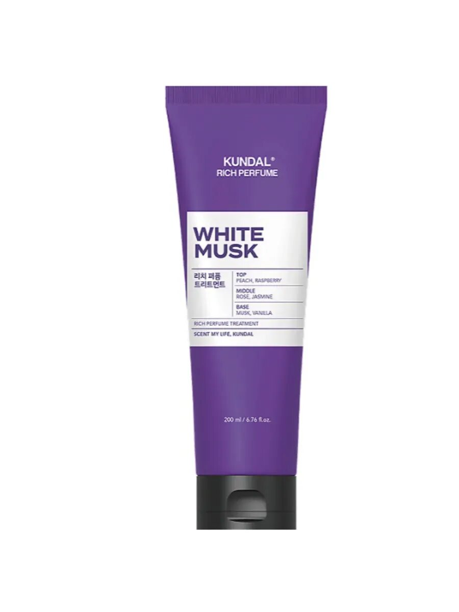 KUNDAL Кондиционер для волос Белый мускус White Musk Rich Perfume Treatment, 200 мл