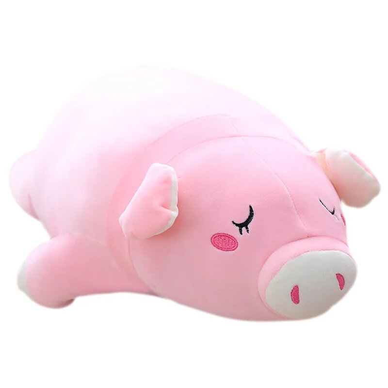 Мягкий поросенок, игрушка 35см, розовый