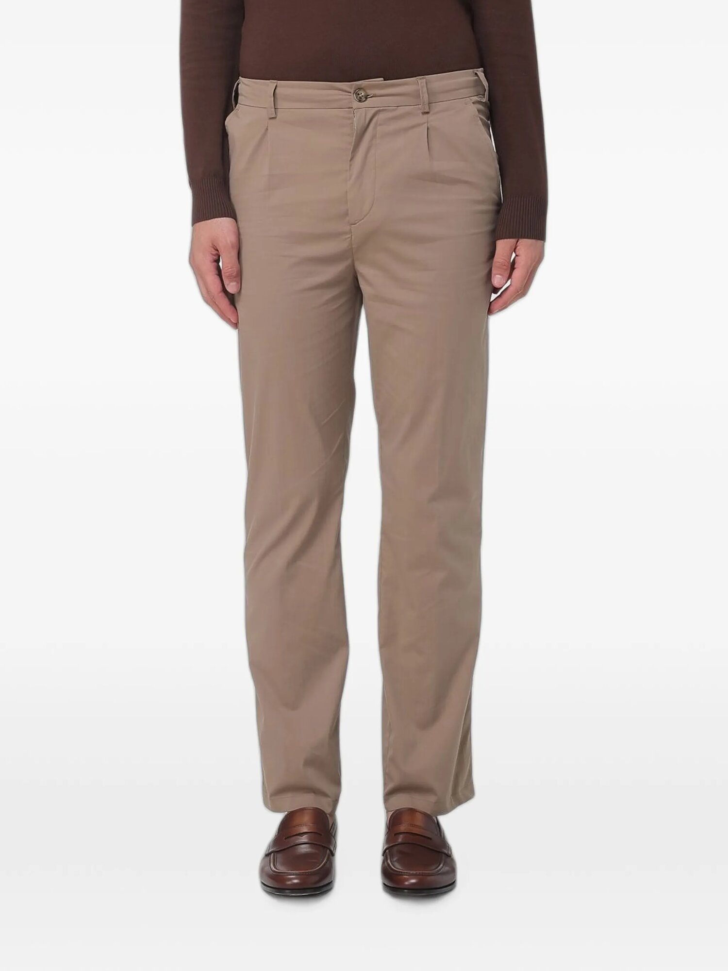 Брюки Brooksfield Pleat-detail chino trousers