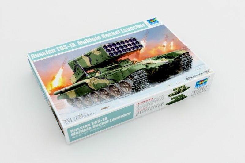 Trumpeter Model 05582 1/35 русский ТОС-1А Несколько ракетных пусковых установок Статический набор моделей