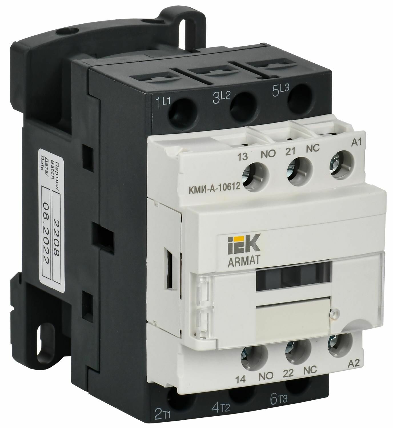Контактор кми-а-10612 lc1d 6а 230в/ас3 1но/1нз