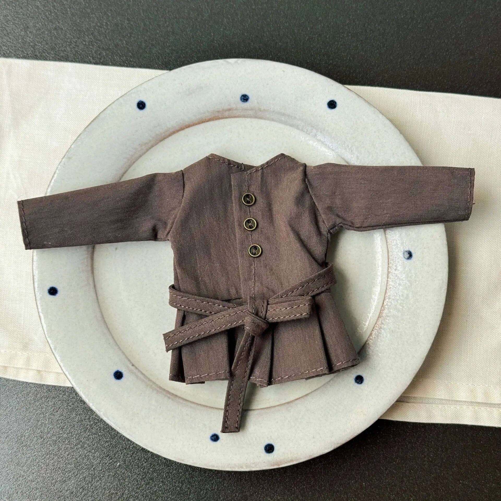 Модный тренчкот для кукол BJD в масштабе 1/6, весенне-осенняя верхняя одежда для кукол 10 см, повседневная куртка, подходит для Zsiga Azone