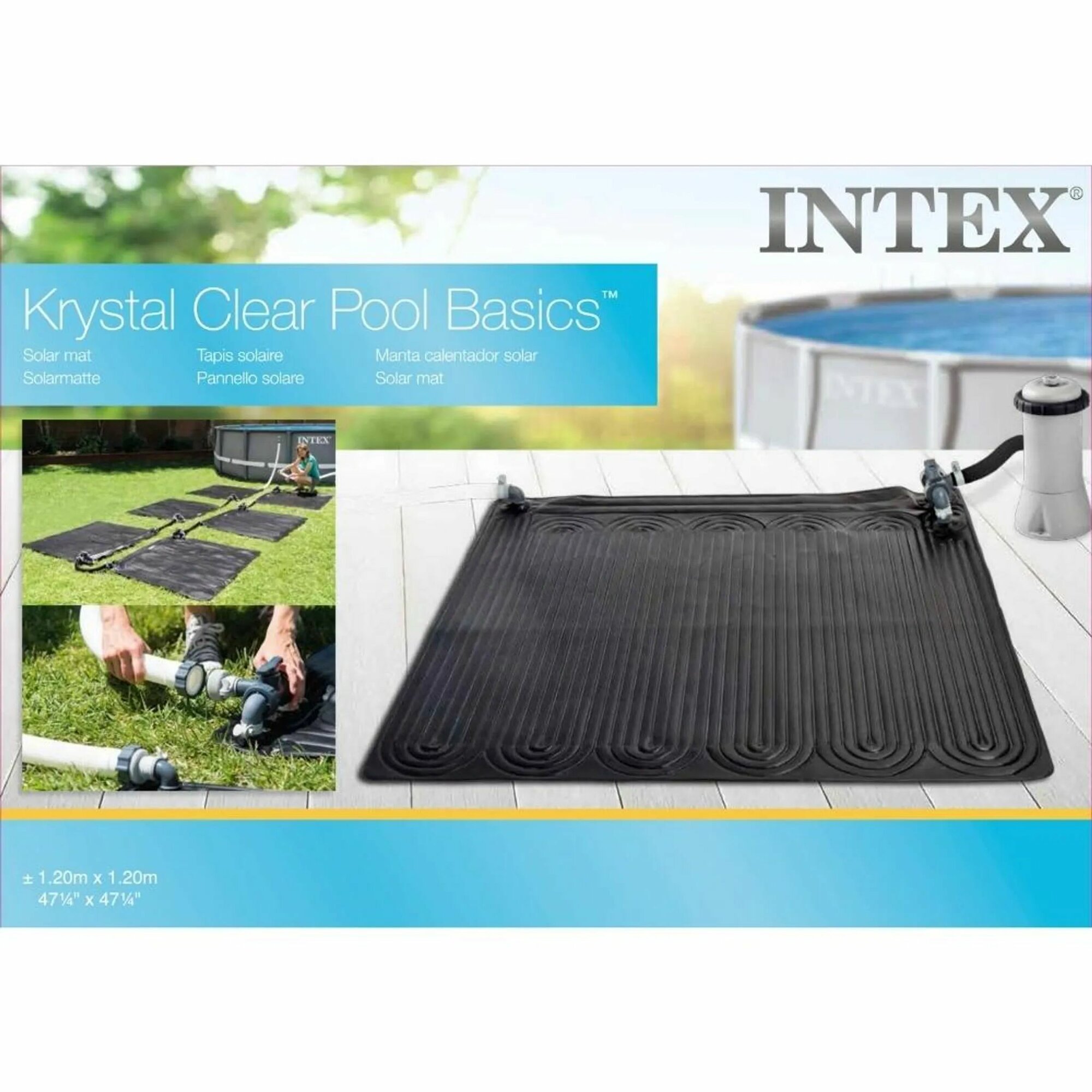 Водонагреватель для бассейна солнечный, INTEX - 28685