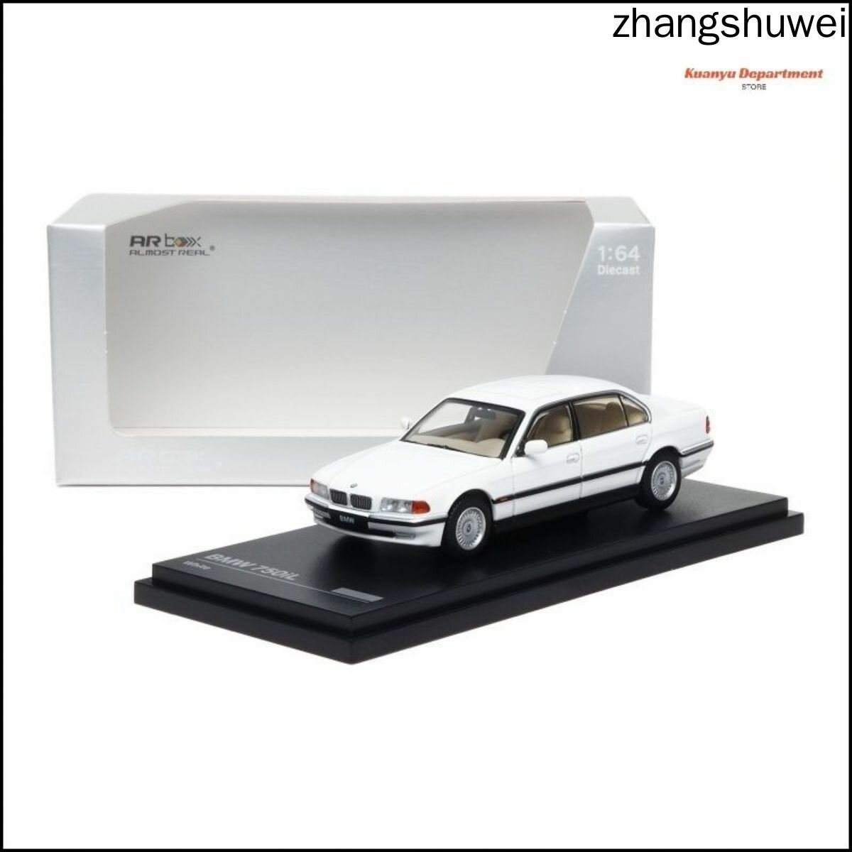 Эксклюзивная литая металлическая миниатюра BMW 750iL E38 в масштабе 1:64 для коллекции