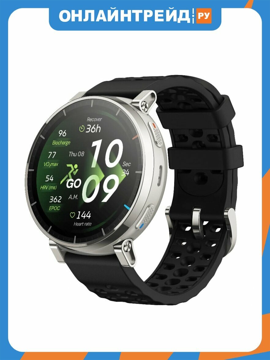 Смарт-часы Amazfit A2559 Active 3 Premium Серебристый