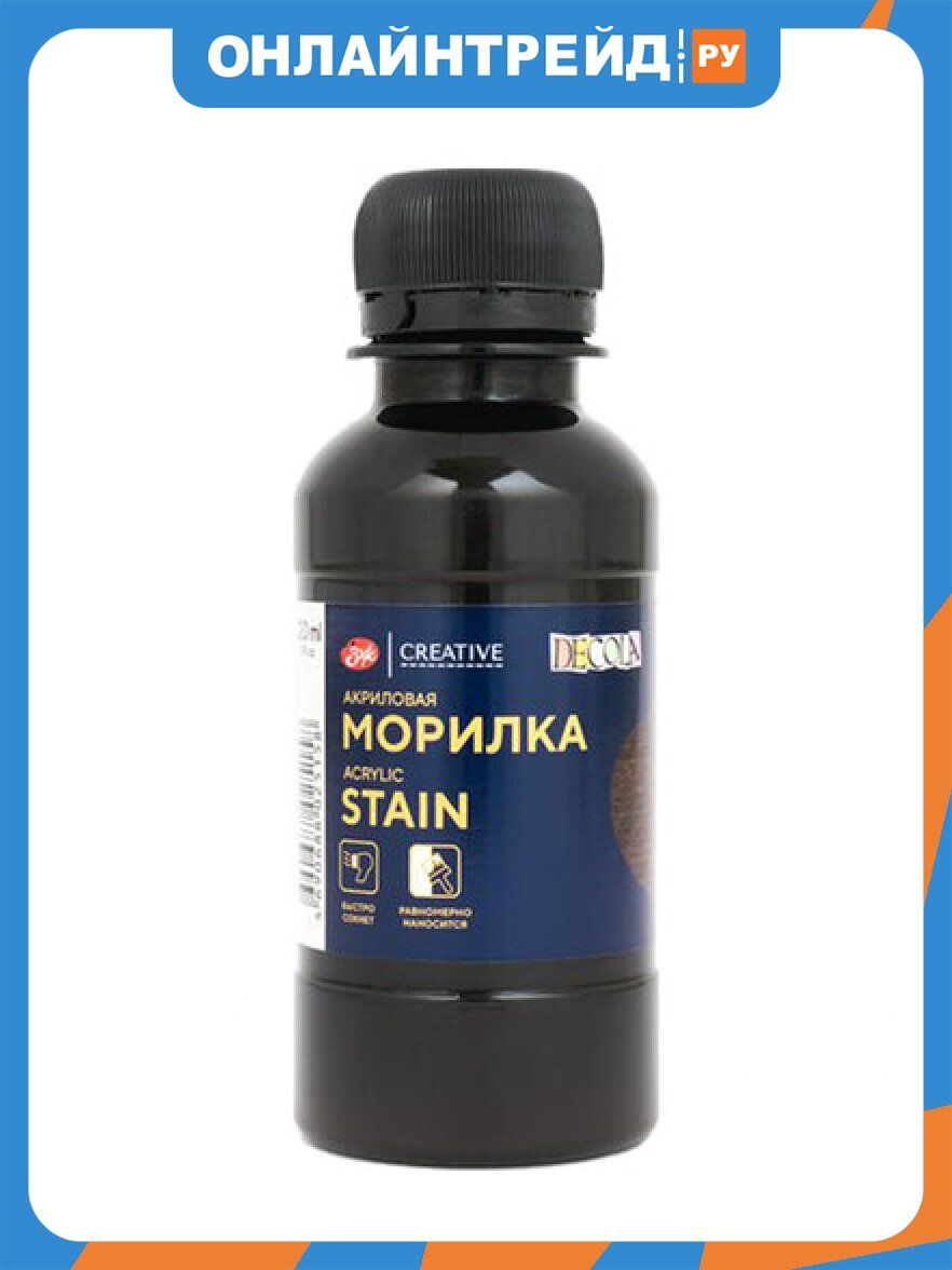 Морилка акриловая Невская Палитра "Декола", флакон 120 мл, венге, 25733443