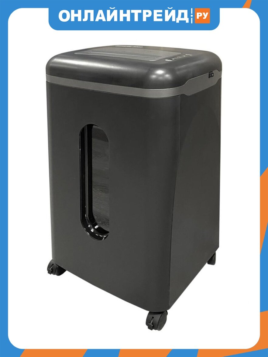 Уничтожитель документов Office Kit S250 4x35 (секр. P-4)/фрагменты/25лист./38лтр./скрепки/скобы/пл. карты/CD