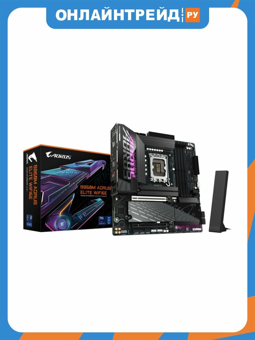 Материнская плата Gigabyte B860M A ELITE WIFI6E (LGA1851, mATX)