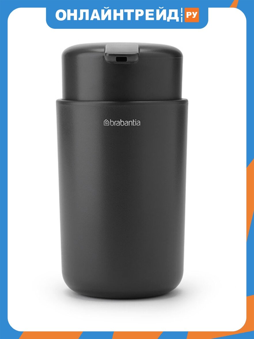 Диспенсер Brabantia 280245 для жидкого мыла ReNew Темно-серый