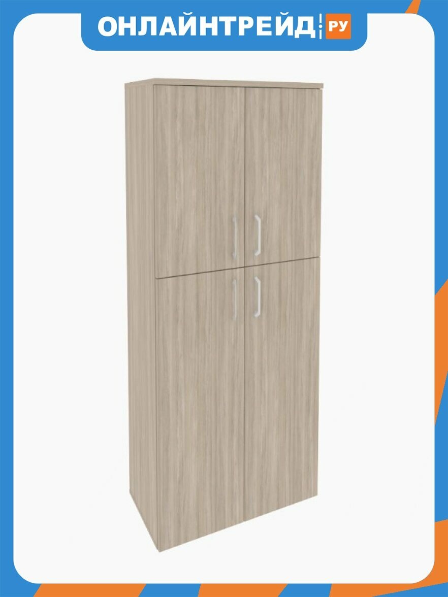 Шкаф Riva CHAIR высокий широкий O. ST-1.8 Дуб аттик 800*420*1977 Onix
