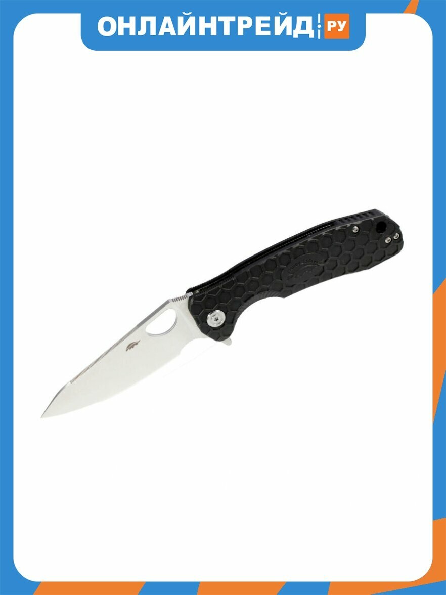 Нож складной Honey Badger Leaf D2 L (HB1380) с чёрной рукоятью