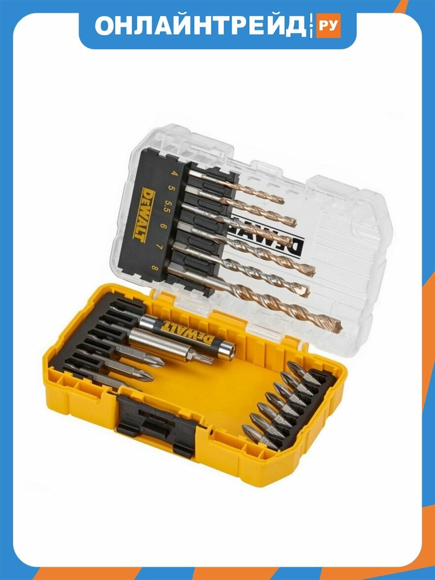 Набор бит и сверл Dewalt DT70712 Extreme (19 шт)