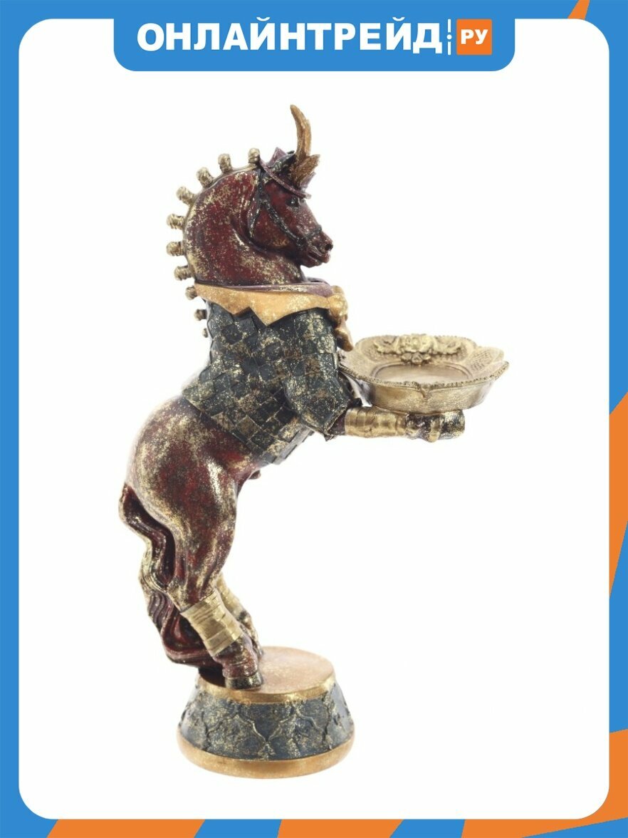 Фигурка декоративная Remeco Collection "Лошадь", L14 W20 H33 см (825420)