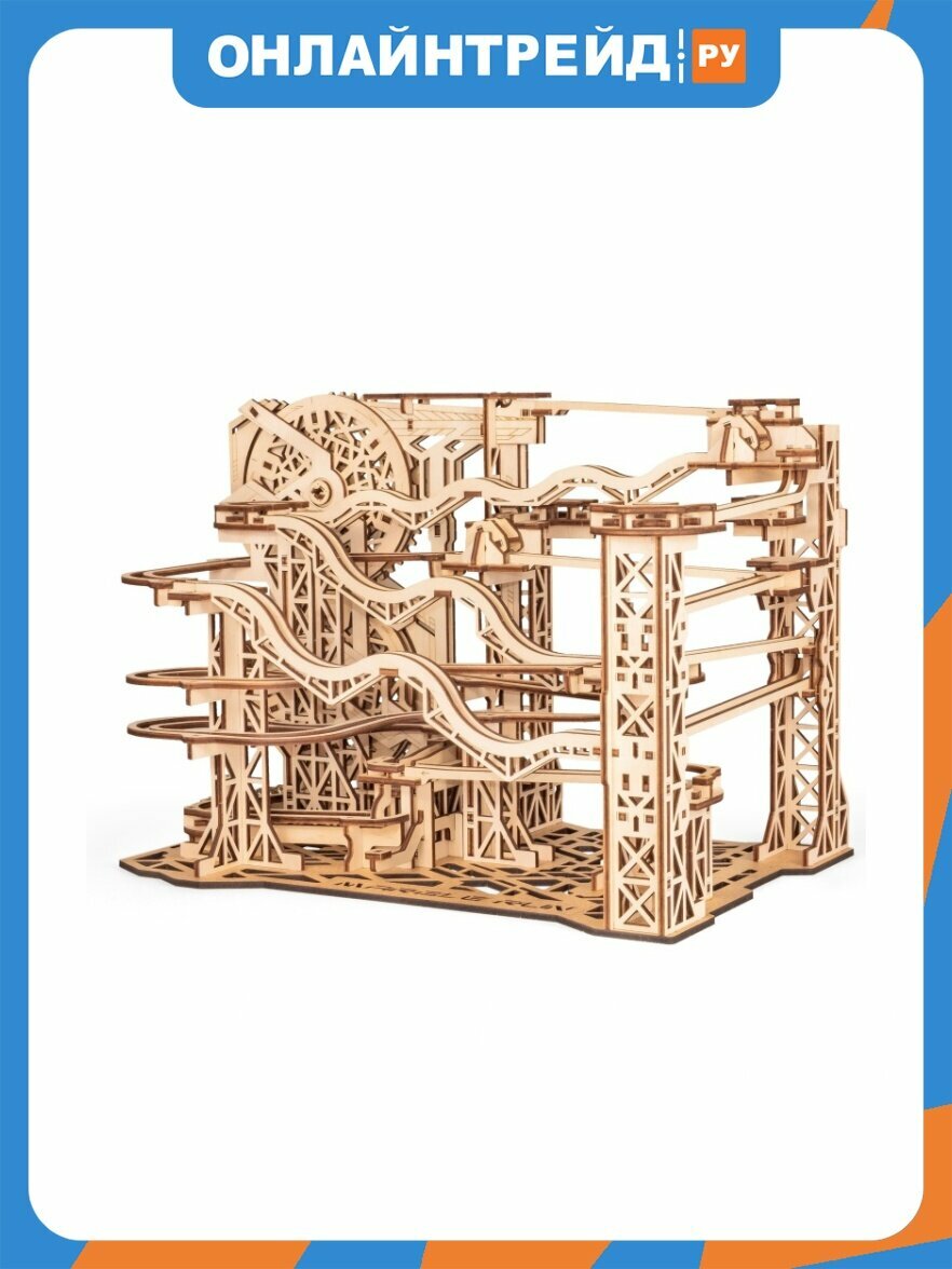 Деревянный конструктор Eco Wood Art EWA Бегущий лабиринт Марбл