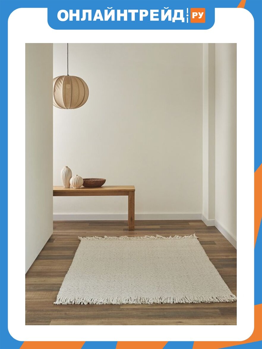 Ковер Tkano из переработанного пластика Ethnic, бежевый, 120х180