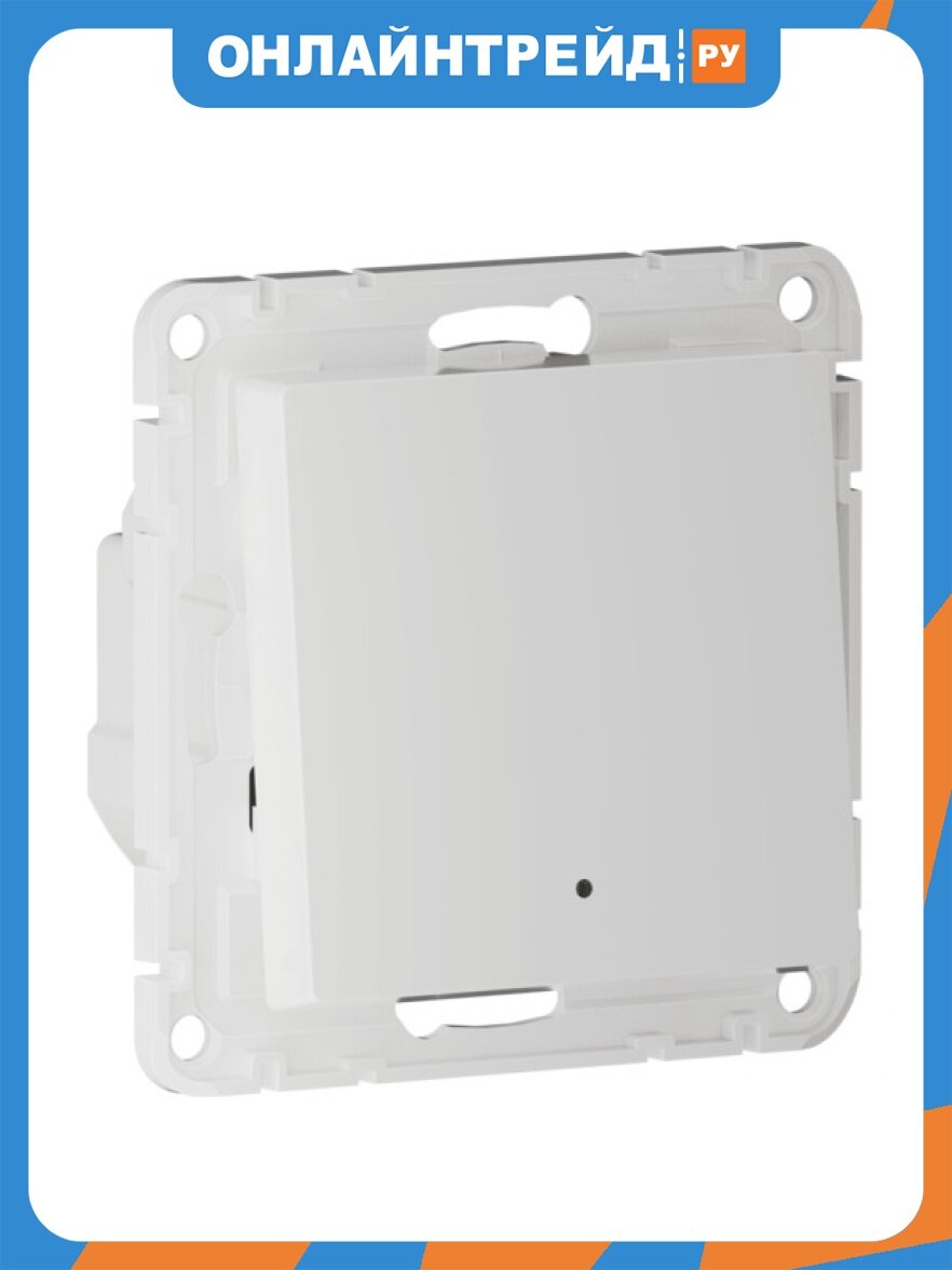Выключатель Systeme Electric (schneider Electric) 1-кл. AtlasDesign Smart 10А (сх. 1) L+N с подсветкой Zigbee механизм бел, ATN000113Z