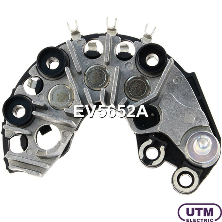 Диодный мост генератора UTM EV5652A AUDI A4, A6, ALLROAD, A8 2.4/3.0/2.7T // SKODA SUPRERB 2.8L V6/2.5TDI // VW PASSAT 2.8L V6/2.5TDI 120A