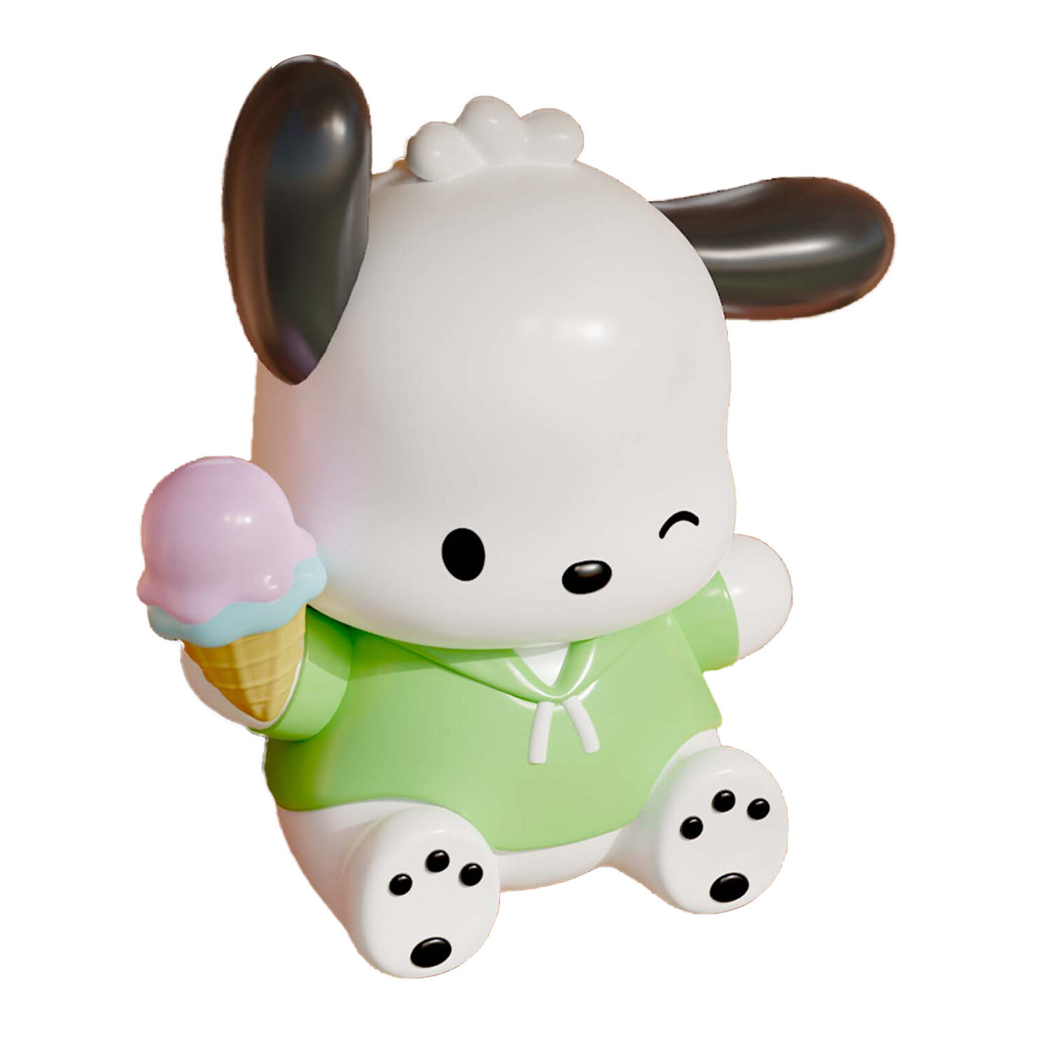 Настольные украшения унисекс Wolf Bowang x Sanrio Pochacco, Dessert Enthusiasts