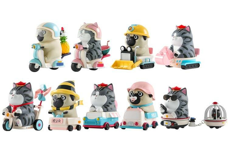 Коллекционные фигурки унисекс 52TOYS Beginner On Road Collection My King, Full Box 8 Pack