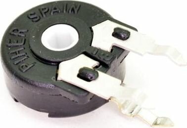Резистор PIHER PT10MH10-103A2020-E-S Резистор подстроечный вертикальный монтажнный однооборотный серии PT10 10кОм 1шт