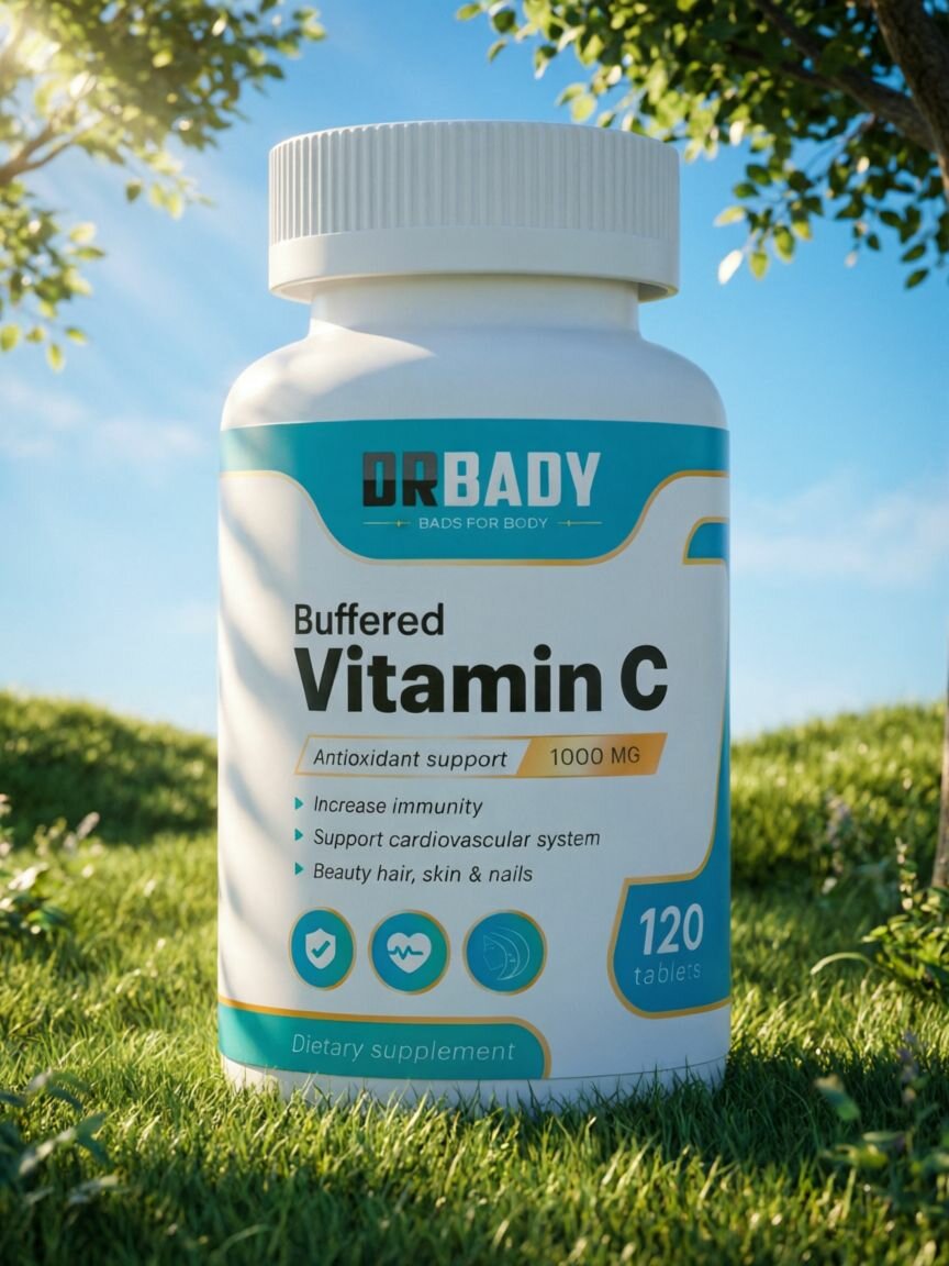 Аскорбат натрия, буферизированный витамин С, Vitamin c, 120к