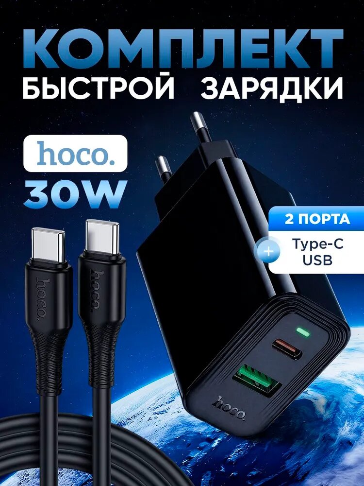 Зарядное устройство для телефона / Быстрая зарядка type c / Блок питания type c