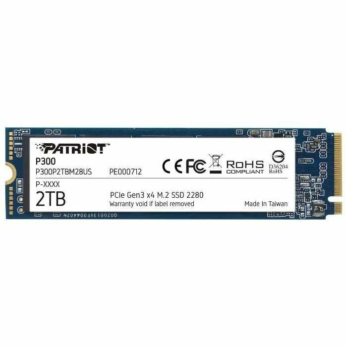 SSD-накопитель Patriot Memory P300P2TBM28 2 ТБ M.2 PCI-E 3.0