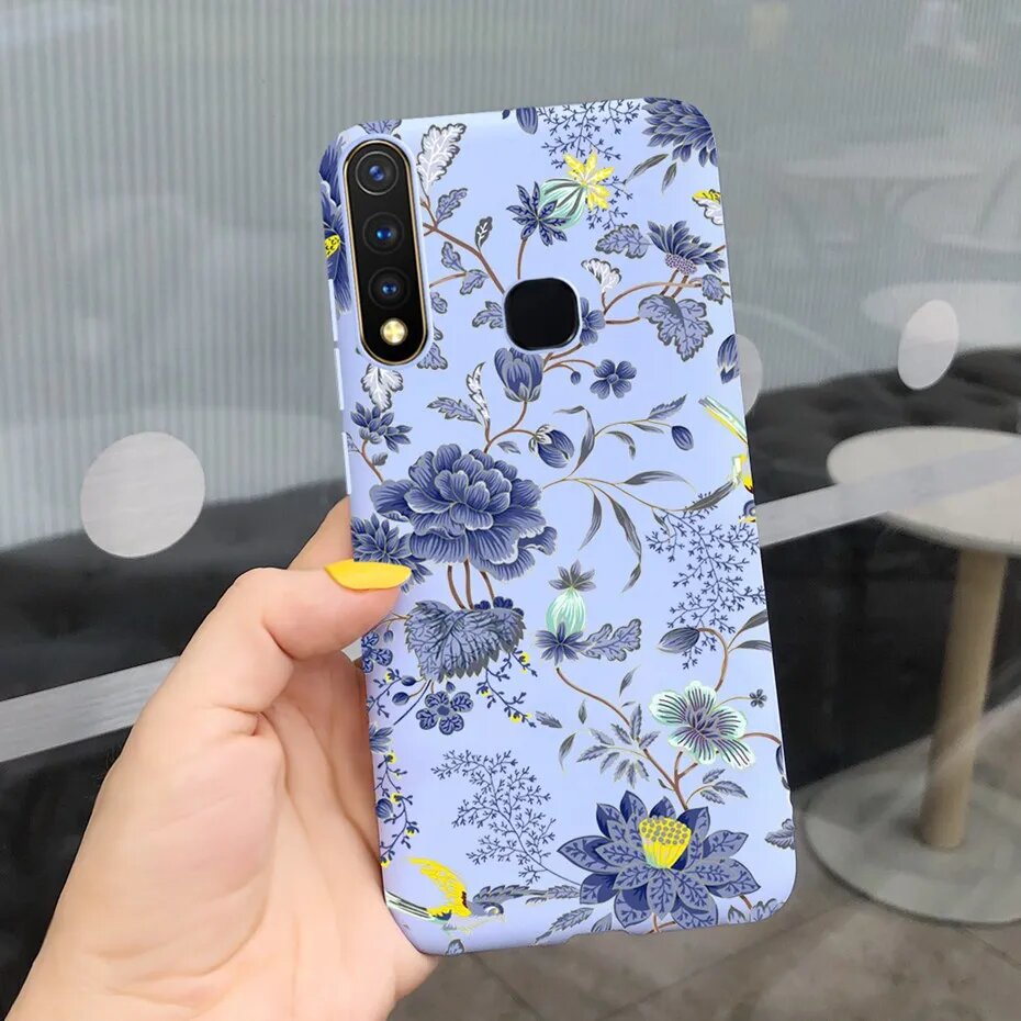 Чехол для Vivo Y19 2019, милый красивый чехол для телефона с Синий, Темно-зеленый, Черный Зеленый