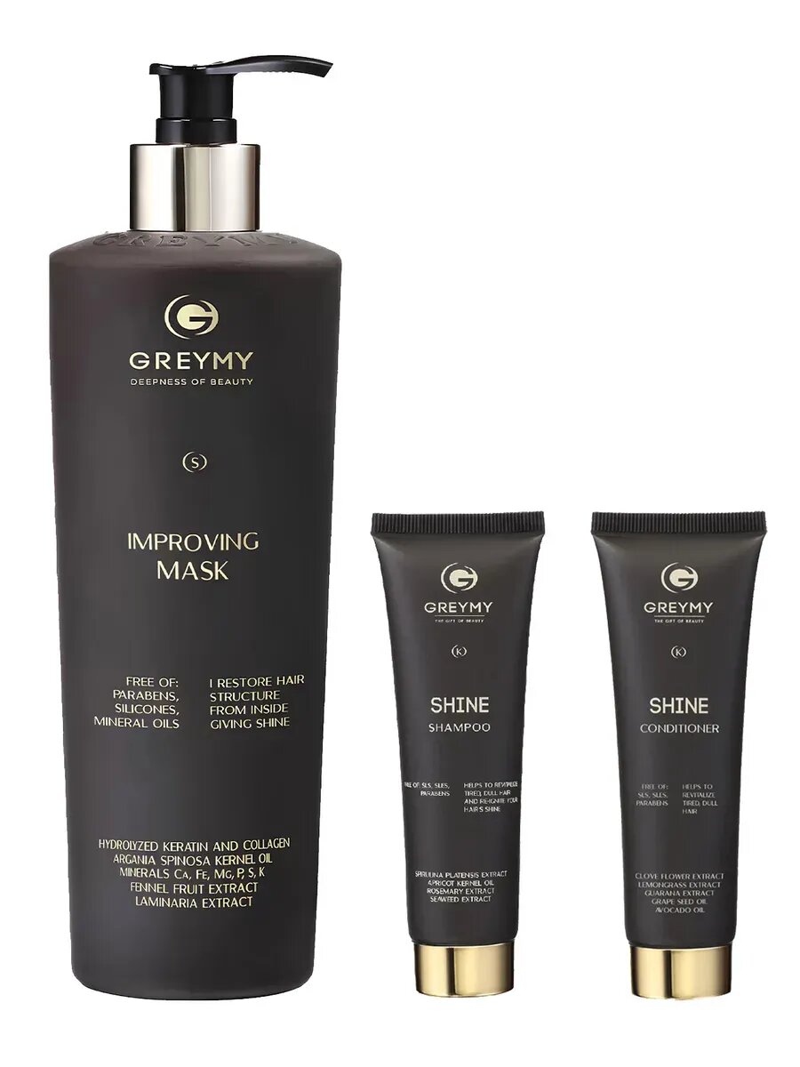 Greymy Маска для волос Improving Mask Promo Set