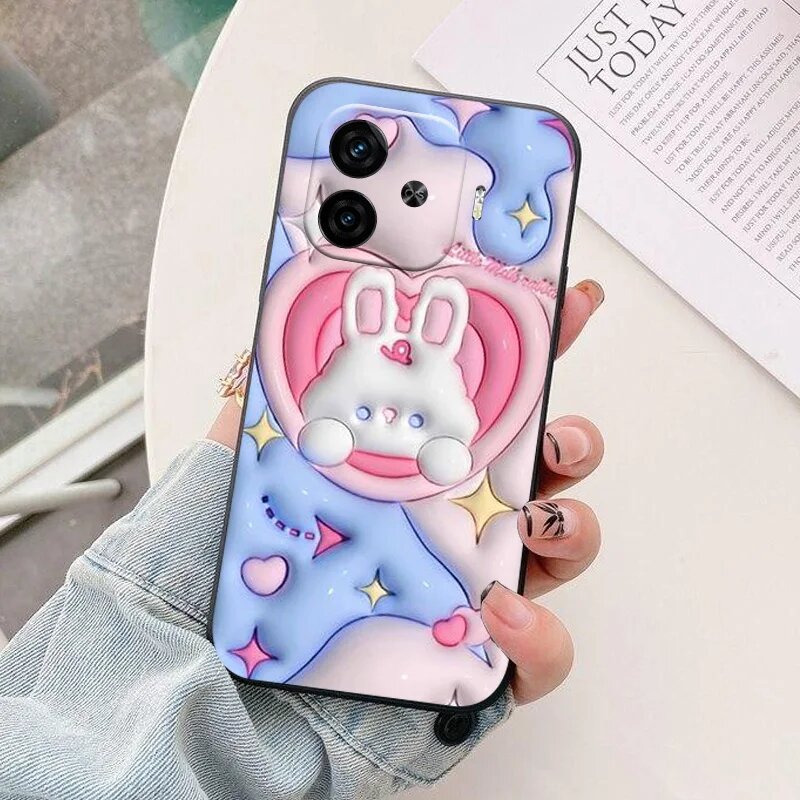 Для VIVO iQOO Z9 Turbo чехол для телефона космонавт силиконовая защита камеры For iQOO Z9, TW24LXT