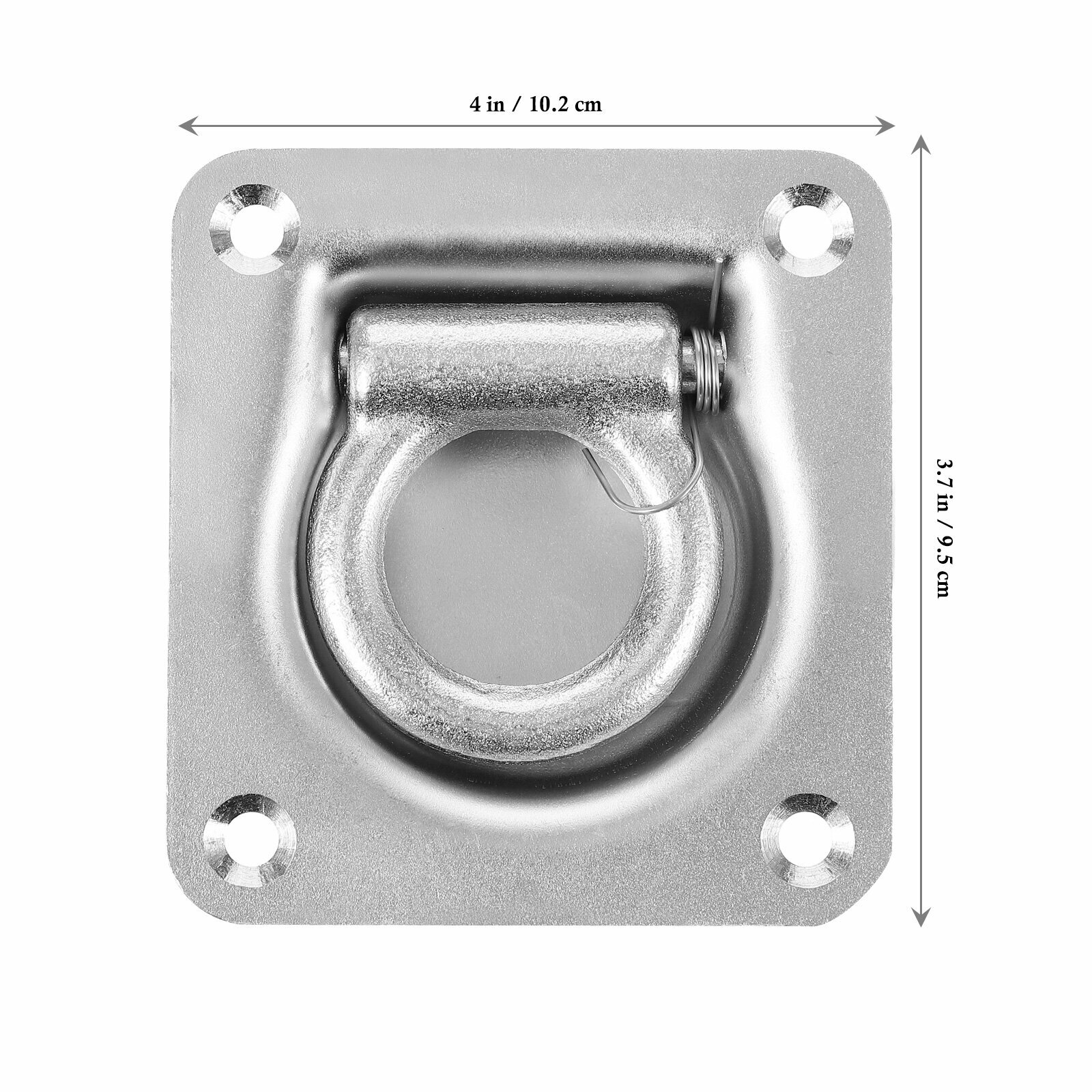 Кольцо D-образное Для Быстрой Фиксации 1 Шт Серебристый 10.20X9.50X3.00Cm