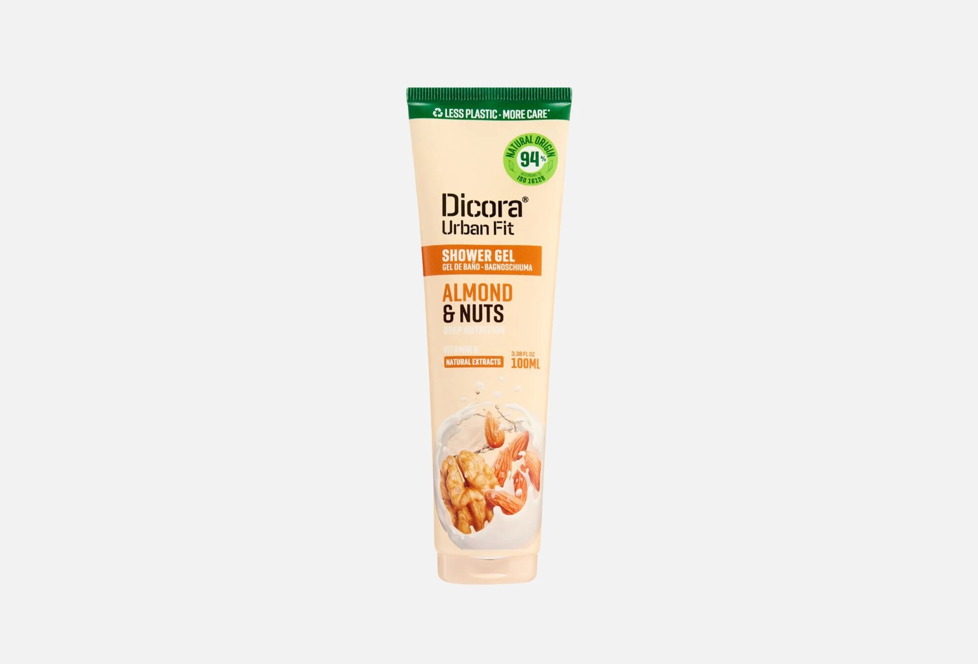 Dicora Urban Fit VITAMIN B, Almond & Nuts Питательный гель для душа 100мл