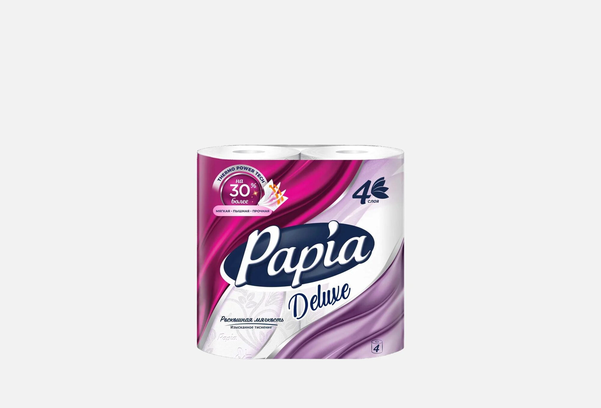 PAPIA Deluxe Туалетная бумага 4 шт